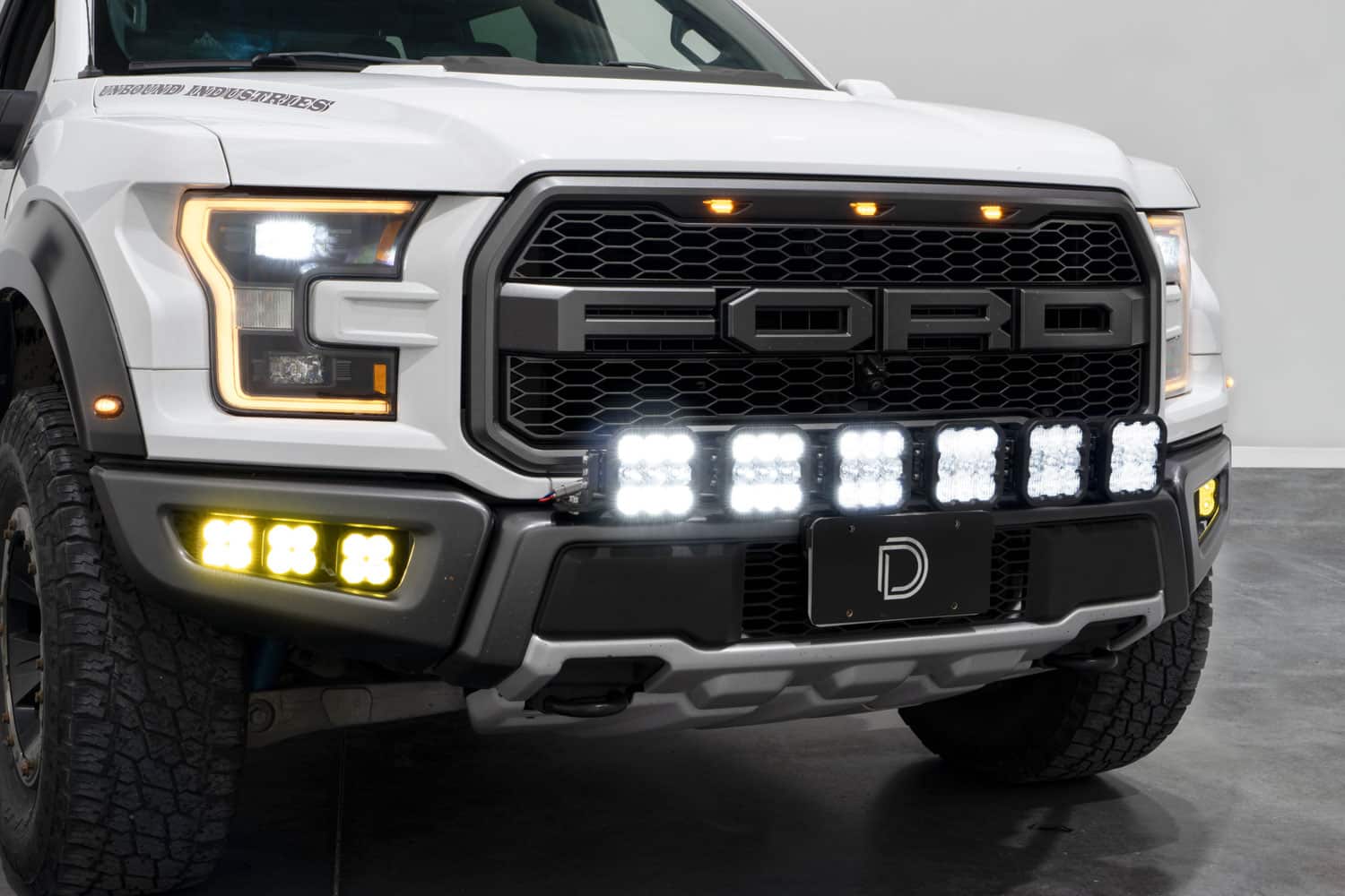 SS5 Grille CrossLink Lightbar Kit for 2017-2020 Ford Raptor Pro White ...