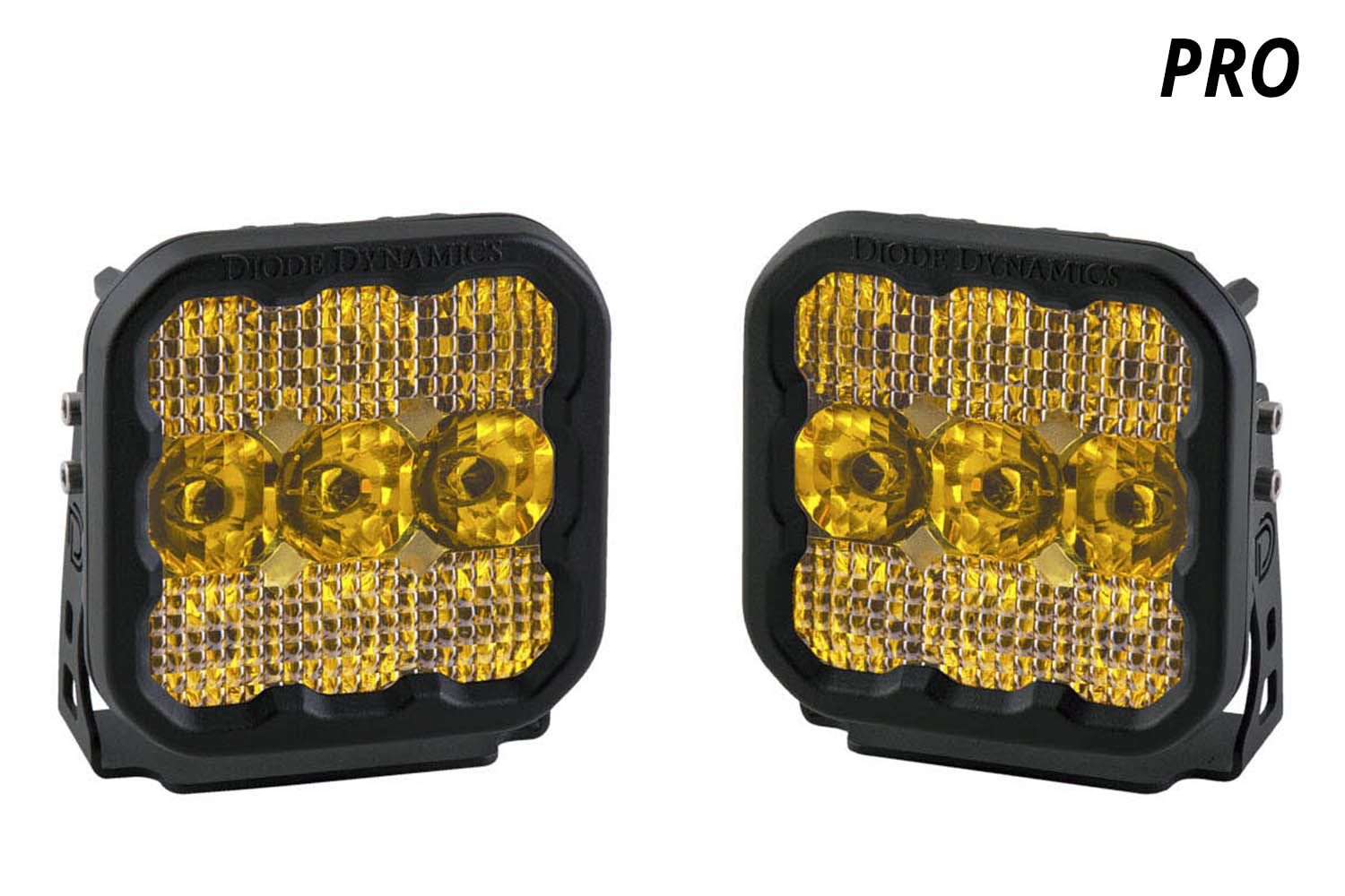 SS5 LED Pod Pro Yellow Spot (pair) – Speed of Light Customs
